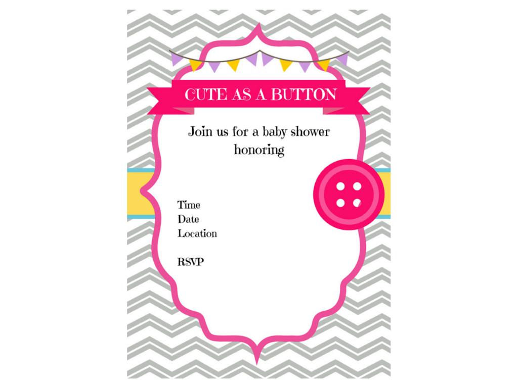 Cute as a Button Baby Shower Ideas – Baby Shower Ideas 4U