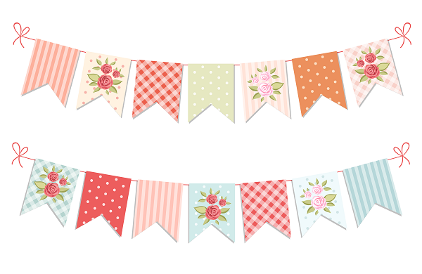 free+printable+bunting+garland+banner+shabby – Baby Shower Ideas 4U