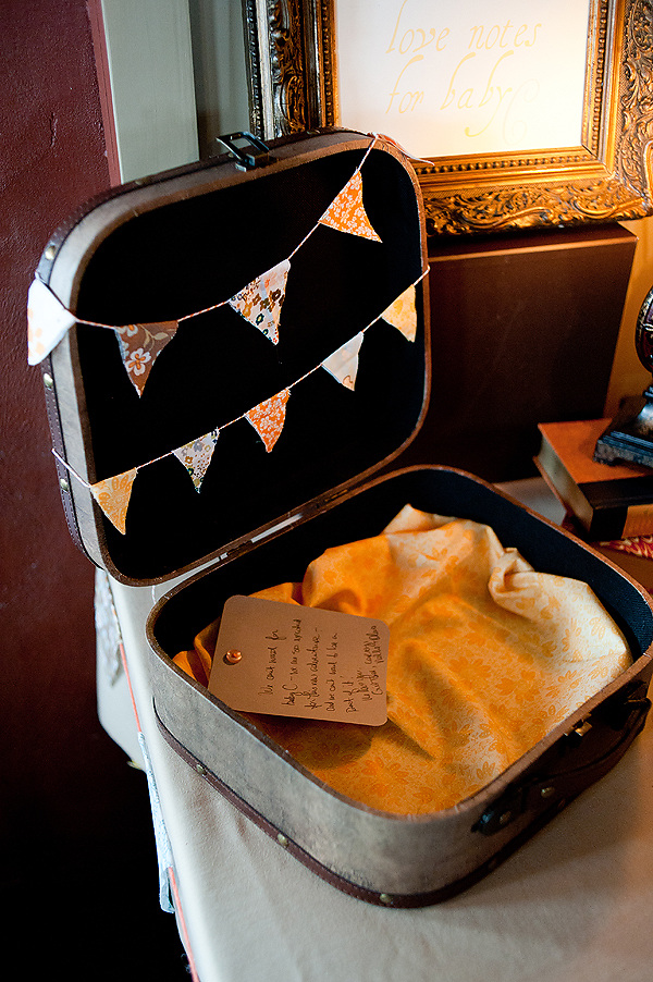 Gorgeous Orange and Gray Baby Shower – Baby Shower Ideas 4U