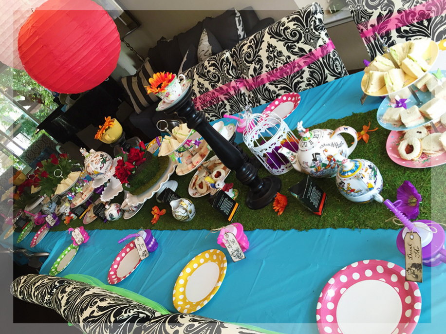 Alice In Wonderland Tea Party Baby Shower Theme