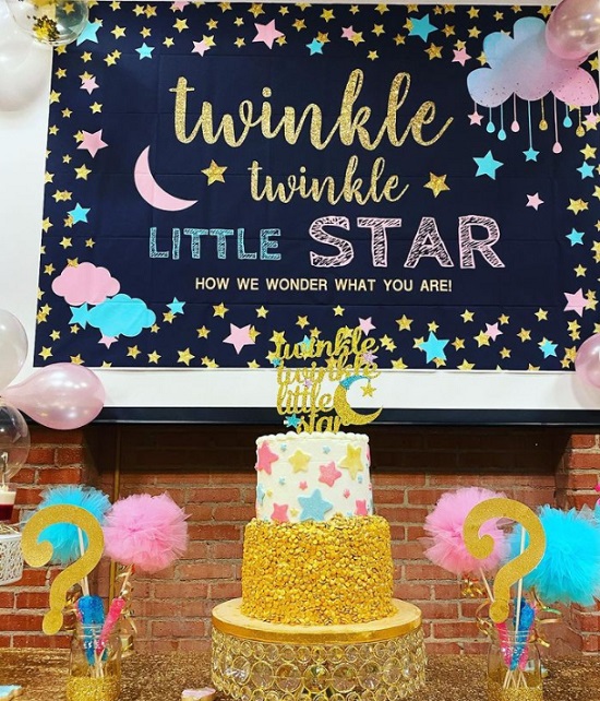 Twinkle Twinkle How I Wonder What You Are Gender Reveal – Baby Shower ...