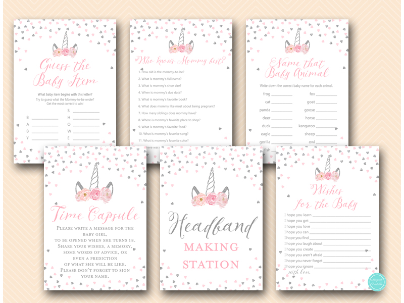 Magical Unicorn Baby Shower Ideas – Baby Shower Ideas 4U