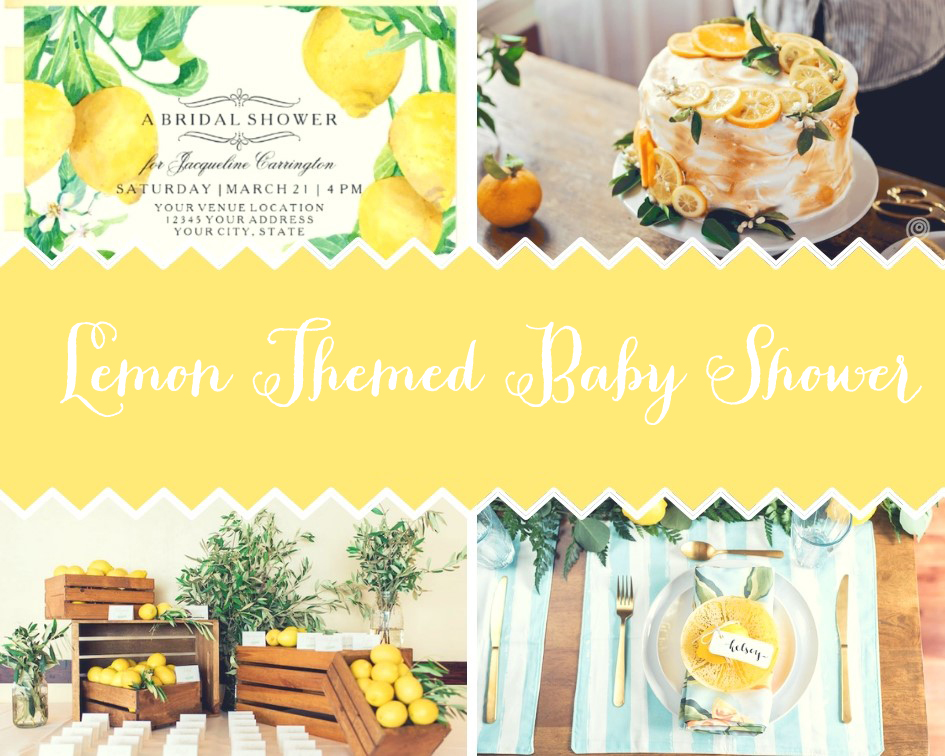 Lemon Baby Shower Decorations and Party Favors – Baby Shower Ideas 4U