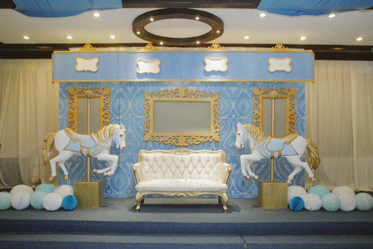 Blue Carousel Baptism – Baby Shower Ideas 4U