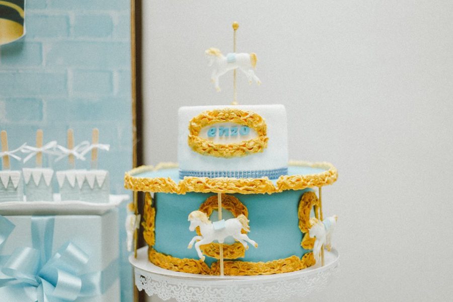 Blue Carousel Baptism – Baby Shower Ideas 4U