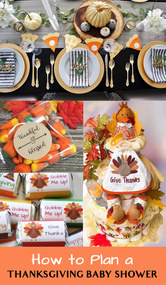 Thanksgiving Baby Shower Decorations and Party Favors – Baby Shower ...