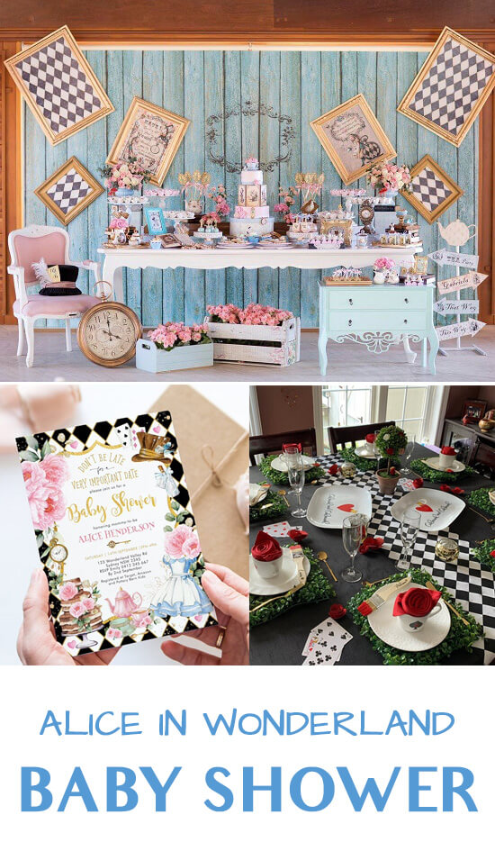 Alice in Wonderland Baby Shower Ideas – Mad Hatter – Baby Shower Ideas 4U