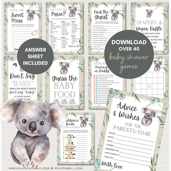 Koala Baby Shower Ideas – Baby Shower Ideas 4U