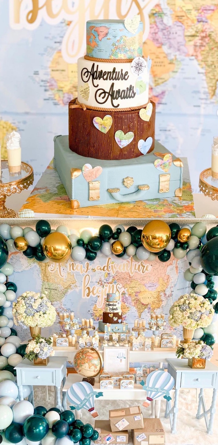 Welcome to the World Baby! Adventure Awaits Baby Shower – Baby Shower ...