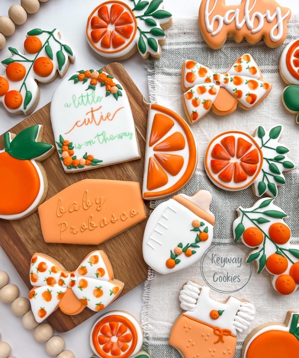 A Little Cutie Baby Shower Ideas! Citrus Orange theme! – Baby Shower ...